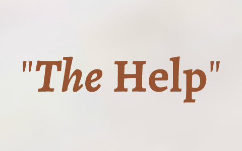 The 'Help' Story Map by Jon Tesch on Prezi