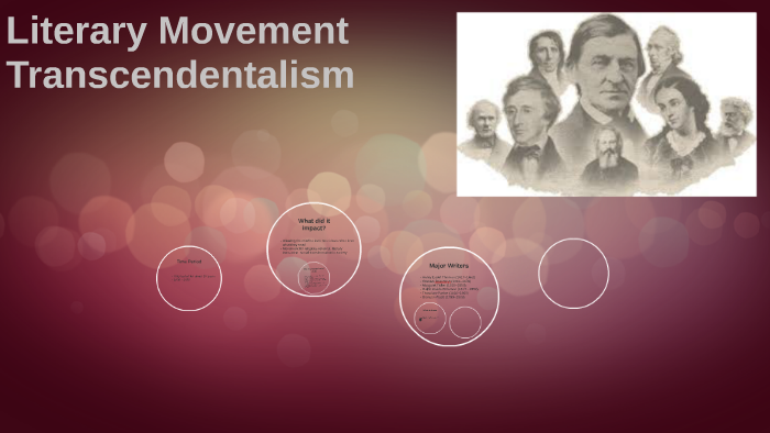 Literary Movement Transcendentalism by Meaghan Sophie on Prezi