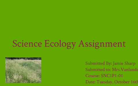Science: Ecology Unit Assignment on Invasive Species by Jamie Sharp on ...