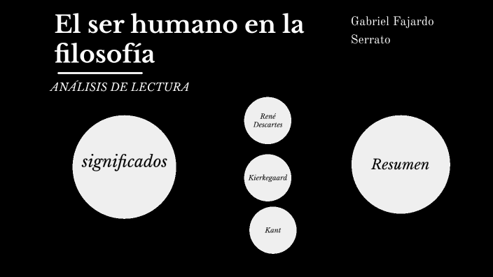 el ser humano en la filosofía by gabreil fajardo on Prezi