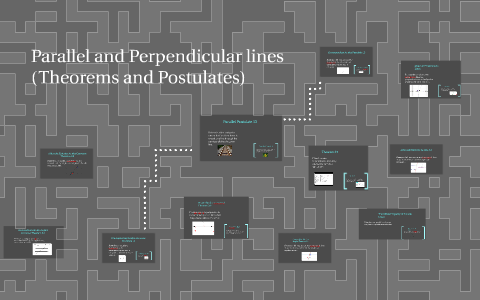Parallel and Perpendicular lines (Theorems and Postulates) by akra amr ...