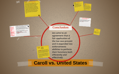 Caroll vs. United States by Julia St Clair on Prezi