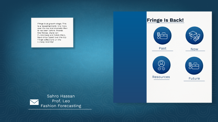Fringe is back by Sahro Hassan on Prezi