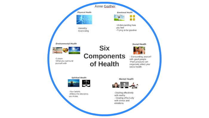 Six Components of Health by Anne Gaither on Prezi