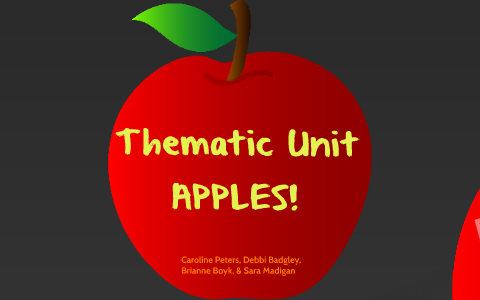 Thematic Unit - APPLES! by Caroline Peters on Prezi