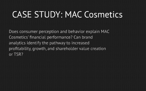 v2 MAC Cosmetics: CASE STUDY by Joe Sauret