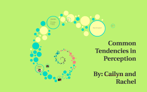 Common Tendencies in Perception by Cailyn Harrington on Prezi