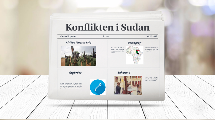 Konflikten i Sudan by Pontus Bergman Anläggning ledning Gat on Prezi