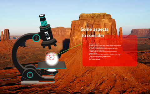 Important aspects to consider by on Prezi