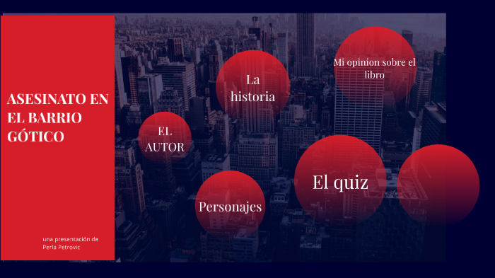ASESINATO EN EL BARRIO GÓTICO by Perla Petrovic on Prezi