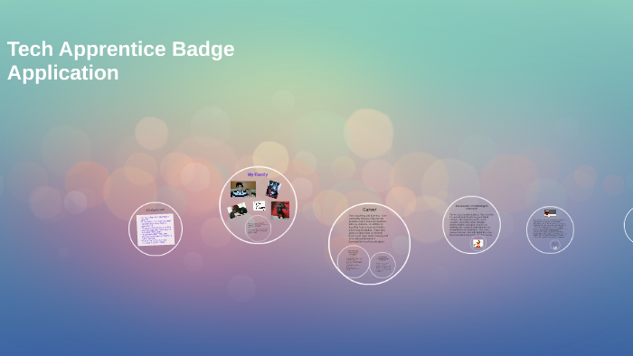 Tech Apprentice Badge Application by KC Caldwell on Prezi
