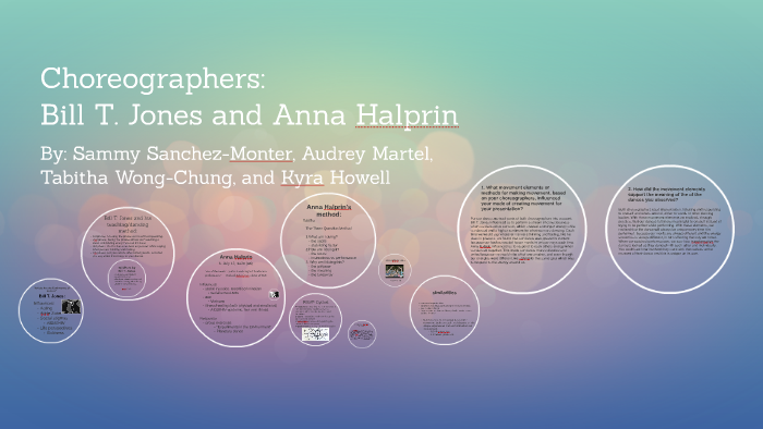 Bill T. Jones and Anna Halprin by Sammy Sanchez