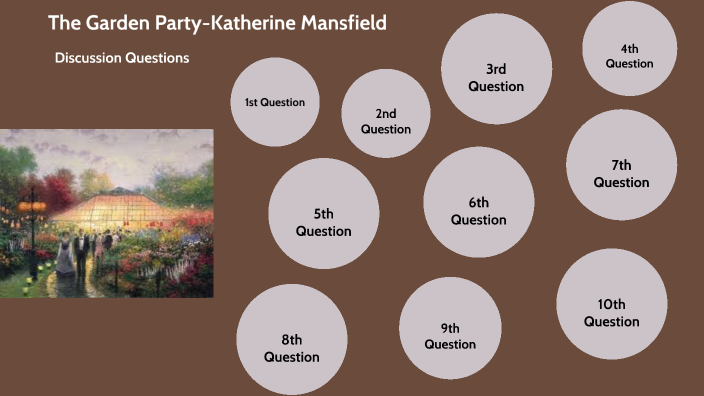 The Garden Party-Katherine Mansfield Short Stories by Dilara Kartal on ...