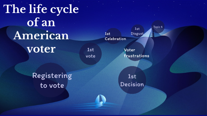 The life cycle of an American voter by Asha Ohira on Prezi