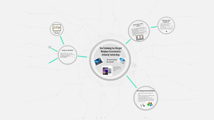 How Technology has Changed Workplace Communication by Jessie L on Prezi