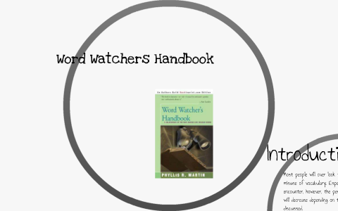 Word Watchers by Corie Powers on Prezi