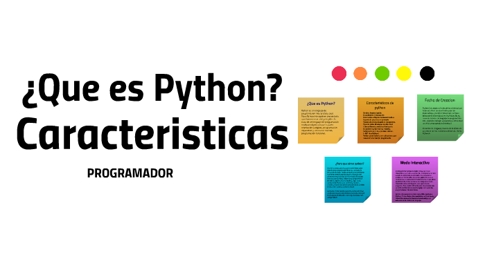 ¿Que es Python? by fernnan flores on Prezi