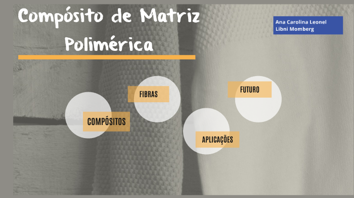 Compósito de Matriz Polimérica by Ana Leonel on Prezi