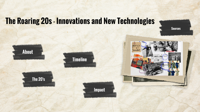 The Roaring 20's - Innovations and New Technologies by Vittoria ...