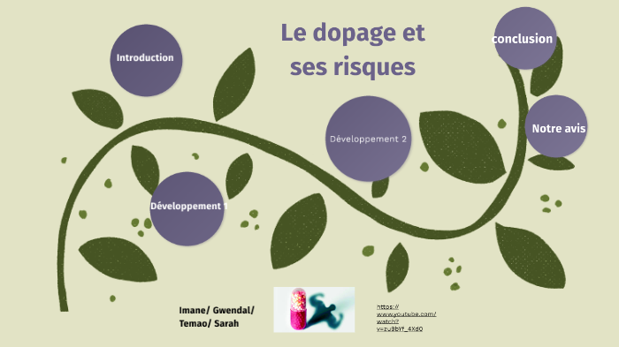 Le dopage et ses risques by imane grondin on Prezi