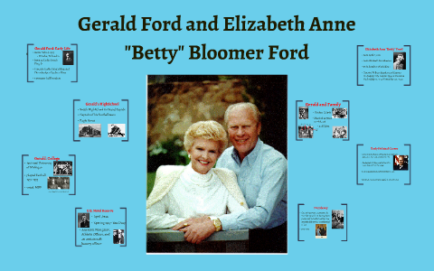 Gerald Ford and Elizabeth Anne "Betty" Bloomer Ford by Emily Buckley on ...