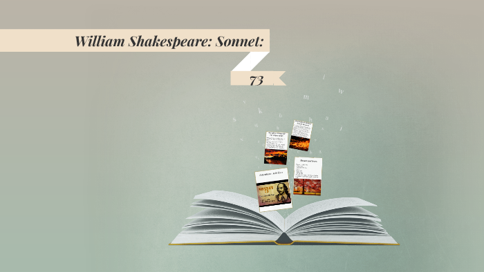 William Shakespeare: Sonnet 73 by v Landolfo on Prezi