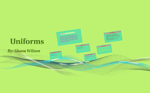 Uniforms by shara Wilson