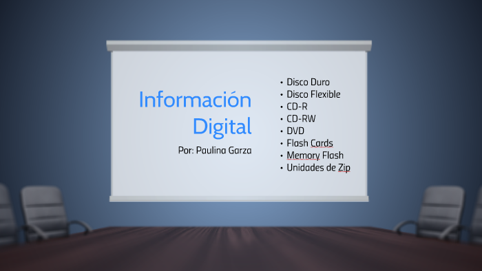 Información Digital by on Prezi