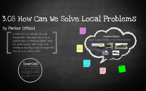 3.08 How Can We Solve Local Problems by parker offield on Prezi