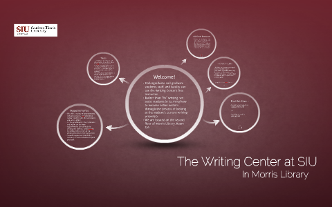 The Writing Center at SIU for 1L Students by Jennifer Hewerdine on Prezi