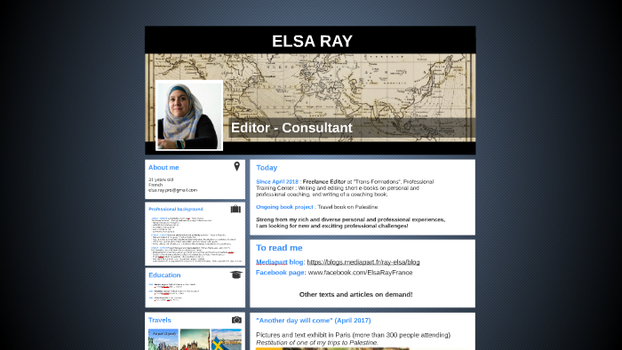 Elsa Ray resume by Elsa Ray on Prezi