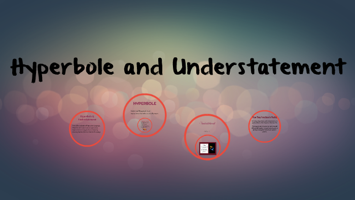 Hyperbole and Understatement by Dariell Dinkins on Prezi