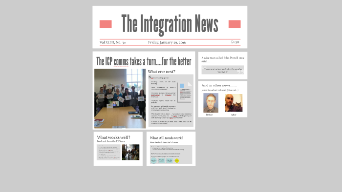 The Integration News by Jessica Attard on Prezi