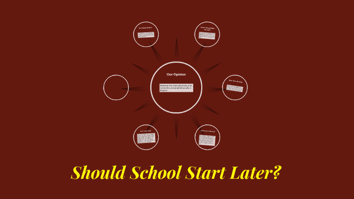 Should School Start Later? by Adam King on Prezi