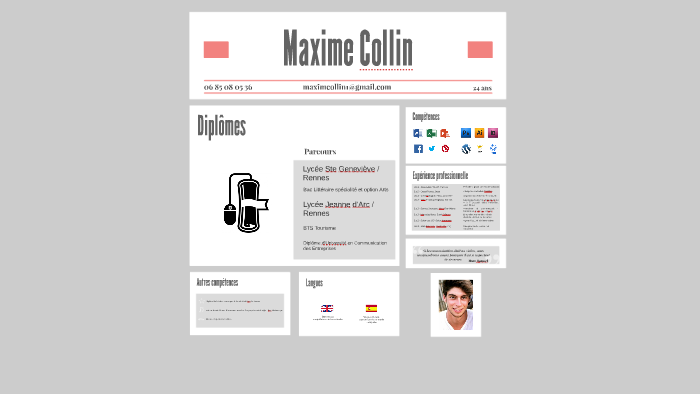 Maxime Collin, CV by Maxime Collin