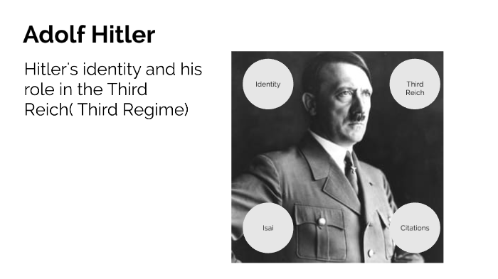 Adolf Hitler's Identity and his role in the Third Reich by ISAI MENDOZA ...