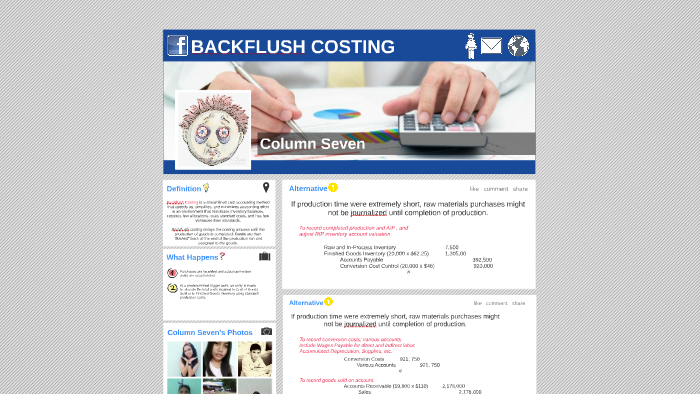 BACKFLUSH COSTING by Mitch Yu on Prezi