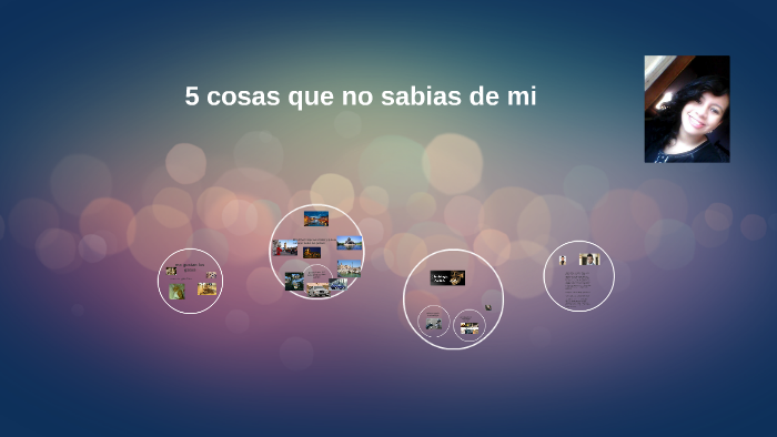 5 cosas que no sabias de mi by Sophia Isabel colindres on Prezi
