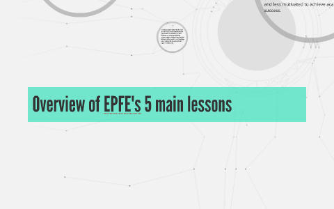 Overview of EPFE's 5 main lessons by Gabriel Torres on Prezi
