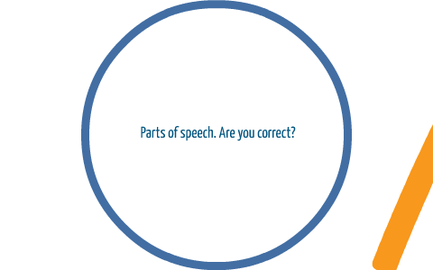 Parts of speech. Are you correct? by Kyle Lacasse on Prezi