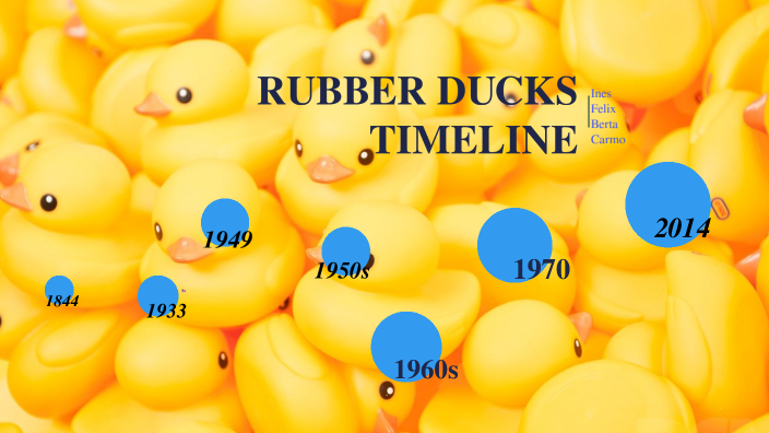 Rubber Ducks Timeline by Felix Barber