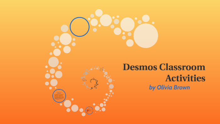 Desmos Classroom Activities by Olivia Brown on Prezi