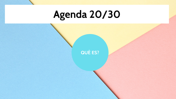 Agenda 20/30 by Angie Curiel Alvarado on Prezi