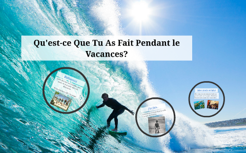 Qu'est-ce que tu as fait Pendant le Vacances? by Noldy Belizaire on Prezi