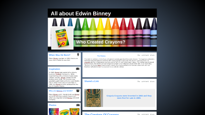 Who Created Crayons? by Eliyah Ram on Prezi