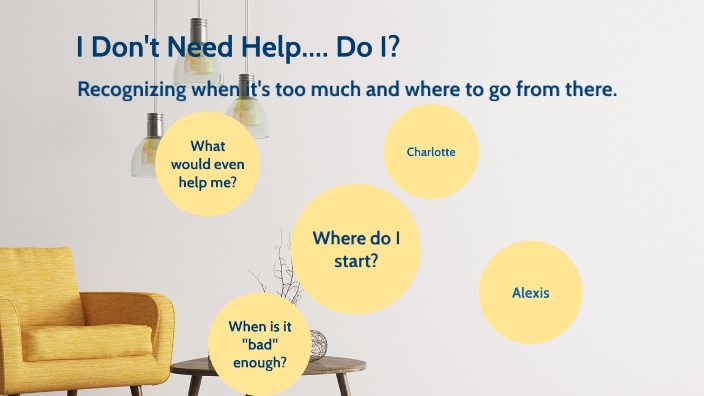 I Don't Need Help... Do I? by Sarah Campbell on Prezi