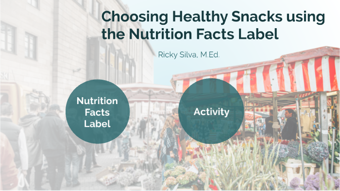 Choosing Healthy Snacks using the Nutrition Facts Label by Ricky Silva ...