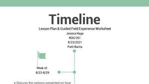 Lesson Plan & Worksheet Timeline by Jessica Clouser on Prezi Design
