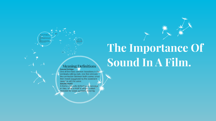 The Importance Of Sound In A Film. by Fjen 2016 on Prezi