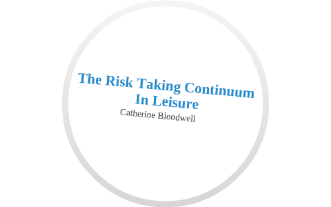 The Risk Taking Continuum by Catherine Bloodwell on Prezi